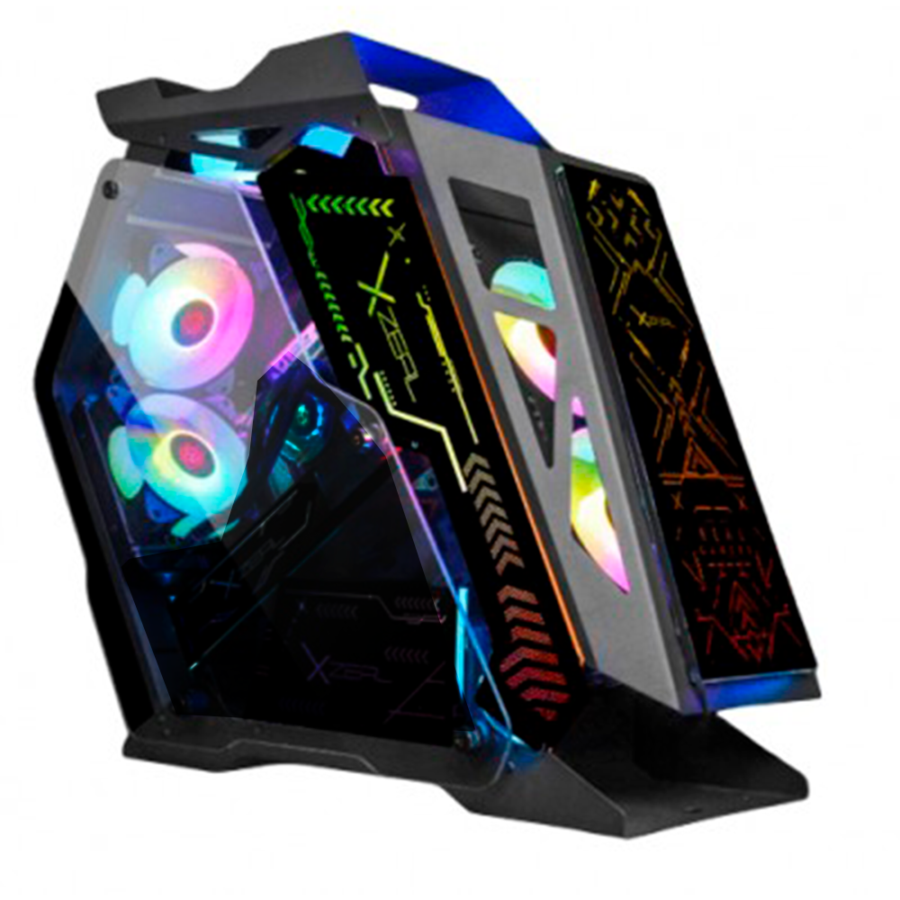 COMPUTADORA DE ESCRITORIO GAMER MICRO ATX/MINI ITX ARGB IR02 NEGRO 16GB ...